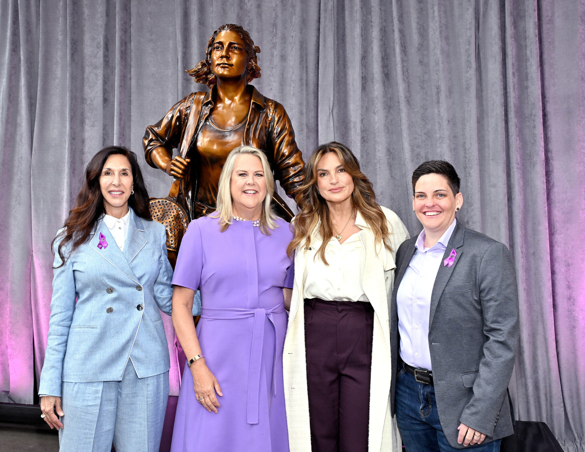 Courageous Together Statue Unveiling in New York City – Purple Leash ...
